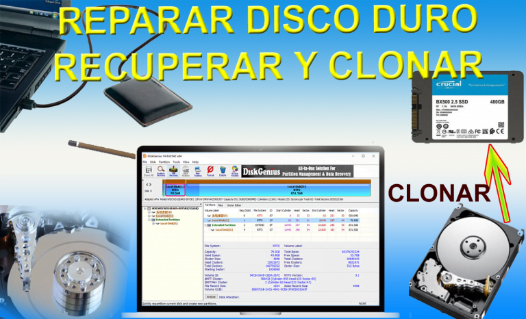 La reparación de un disco duro dañado con software gratis y fácil de usar